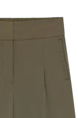 BOSS Pleat Front Straight-fit Trousers
