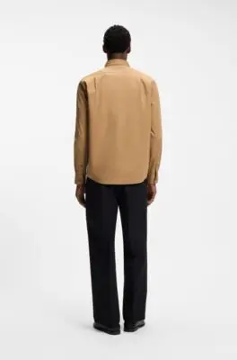 BOSS Heritage Casual-fit Shirt In Compact Cotton Poplin