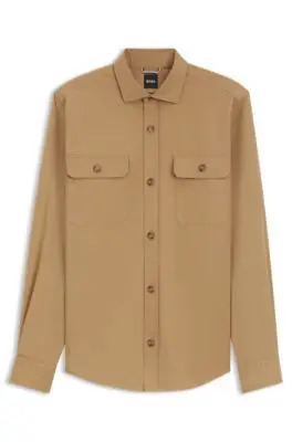 BOSS Heritage Casual-fit Shirt In Compact Cotton Poplin
