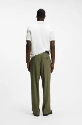 Hugo Slim-fit Polo In Mercerized Cotton