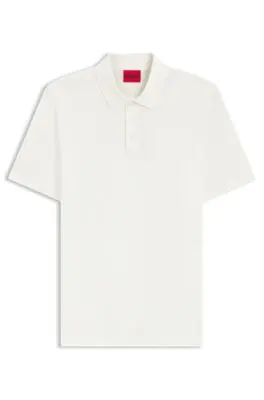 Hugo Slim-fit Polo In Mercerized Cotton