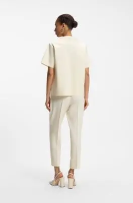 BOSS Relaxed-fit T-shirt In Mercerized Cotton