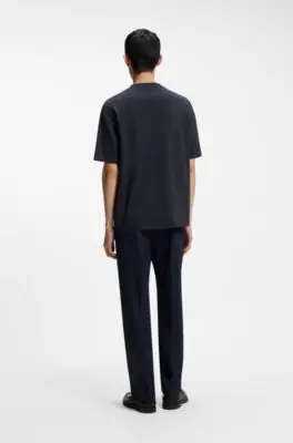 Hugo Cotton-jersey T-shirt With Reflective Logo