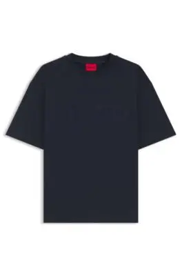 Hugo Cotton-jersey T-shirt With Reflective Logo