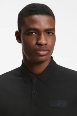 BOSS Paddy Polo Shirt With Structured Logo Patch