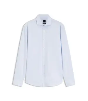 BOSS Regular-fit Shirt In Structured Cotton