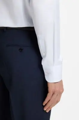 BOSS Slim-fit Shirt In Refined Italian Cotton