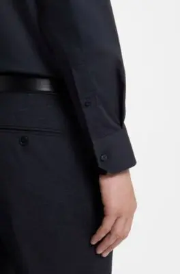 BOSS Regular-fit Shirt In Easy-iron Stretch Cotton