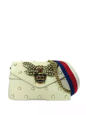 Gucci Broadway Pearl Bee Shoulder Bag