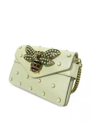 Gucci Broadway Pearl Bee Shoulder Bag