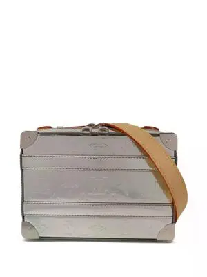 LOUIS VUITTON Handle Soft Trunk Cross Body Bag - Silver