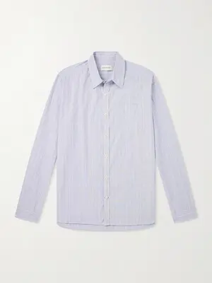 Oliver Peoples New York Special Striped Cotton-poplin Shirt