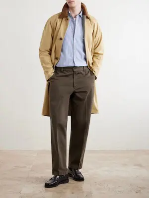 Oliver Peoples New York Special Striped Cotton-poplin Shirt