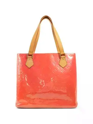 LOUIS VUITTON Houston Monogram Vernis Tote Bag - Pink