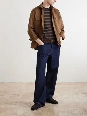 Oliver Peoples Judd Striped Organic Cotton T-shirt