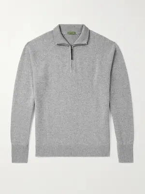 Sid Mashburn Cashmere Half-zip Sweater