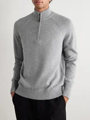 Sid Mashburn Cashmere Half-zip Sweater