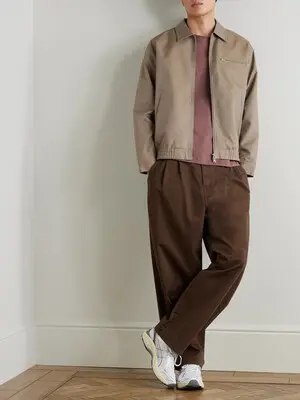 Nn07 Gideon 80038 Organic Cotton-twill Zip-up Jacket