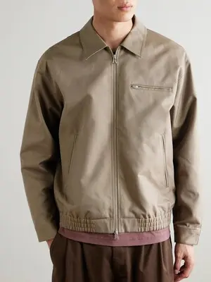 Nn07 Gideon 80038 Organic Cotton-twill Zip-up Jacket