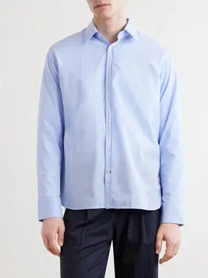 Oliver Peoples Conduit Classic Cotton-poplin Shirt