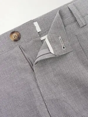 Oliver Peoples Morton Straight-leg Pleated Checked Cotton-blend Suit Trousers