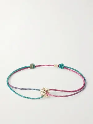 Luis Morais 14-karat Gold Cord Bracelet - Multi