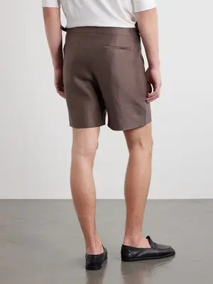 GOD'S TRUE CASHMERE Linen-twill Shorts