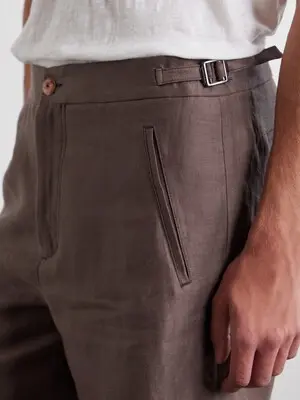 GOD'S TRUE CASHMERE Linen-twill Shorts