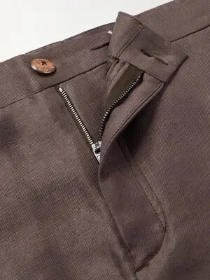 GOD'S TRUE CASHMERE Linen-twill Shorts