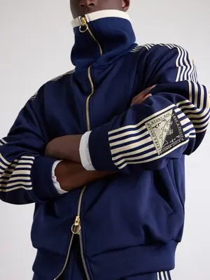 Kapital Striped Jersey Track Jacket