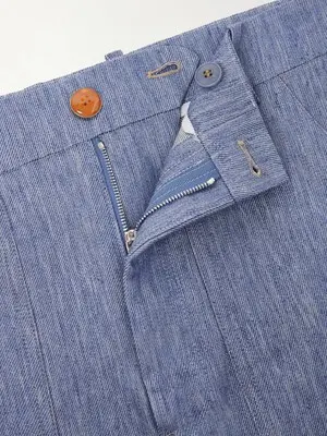 GOD'S TRUE CASHMERE Wide-leg Linen Trousers