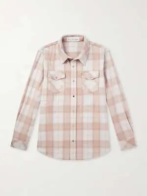 GOD'S TRUE CASHMERE Checked Cashmere Shirt