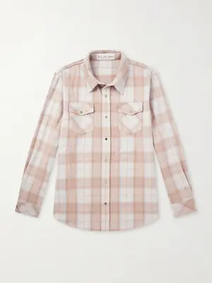 GOD'S TRUE CASHMERE Checked Cashmere Shirt