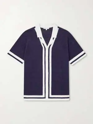 Onia Camp-collar Linen Shirt