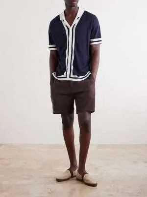 Onia Camp-collar Linen Shirt