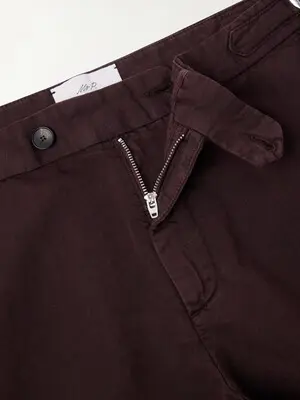 Mr P. Straight-leg Cotton And Linen-blend Bermuda Shorts