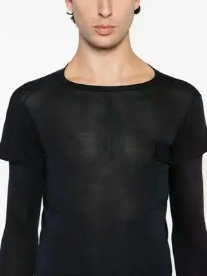 SONIA CARRASCO Logo-embroidered T-shirt
