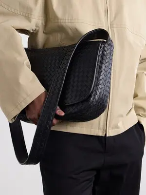 Bottega Veneta Diago Intrecciato Leather Pouch
