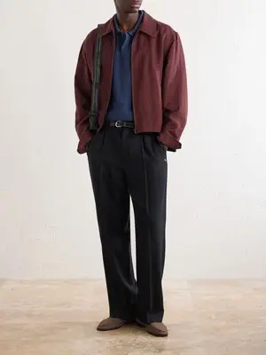 Sunspel Vintage Cotton-mesh Polo Shirt