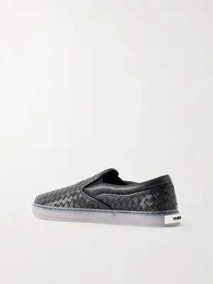 Bottega Veneta Serena Intrecciato Leather Loafers