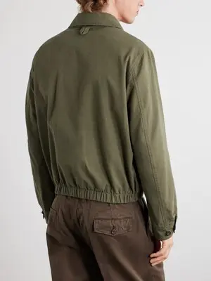 DRAKE'S Cotton Reversible Blouson Jacket