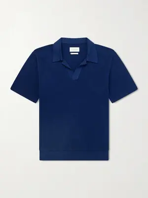 Oliver Peoples Westcott Open-collar Organic Cotton Polo Shirt