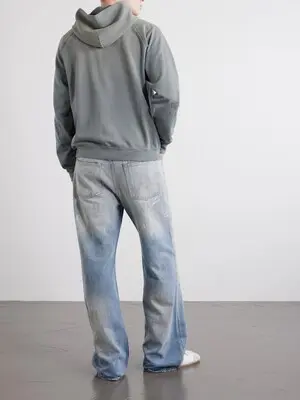 Acne Studios Embroidered Logo Zip Hoodie