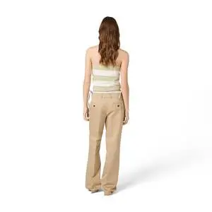 Miu Miu Striped Jersey Halter Top