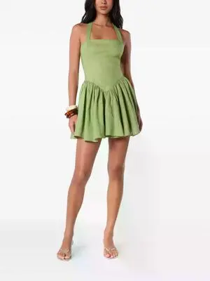 NICHOLAS Amalie Halter-neck Mini Dress