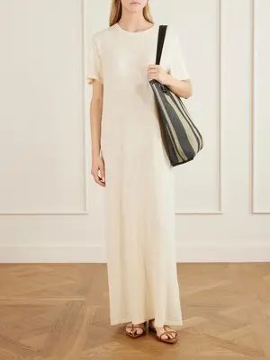 Proenza Schouler North South Days Striped Canvas Tote - Green