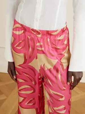 Themis Z Ismene Wide-leg Silk-blend Pants