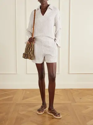 Tove Striped Seersucker Shirt