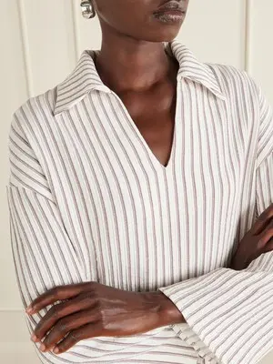 Tove Striped Seersucker Shirt