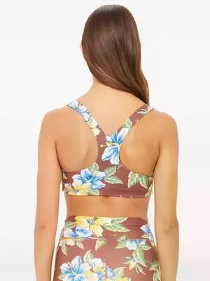 The Upside Isla Floral-print Performance Top